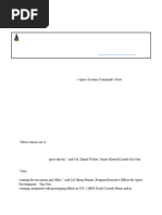 Space Systems Command Org Chart | PDF | Outer Space | Spaceflight