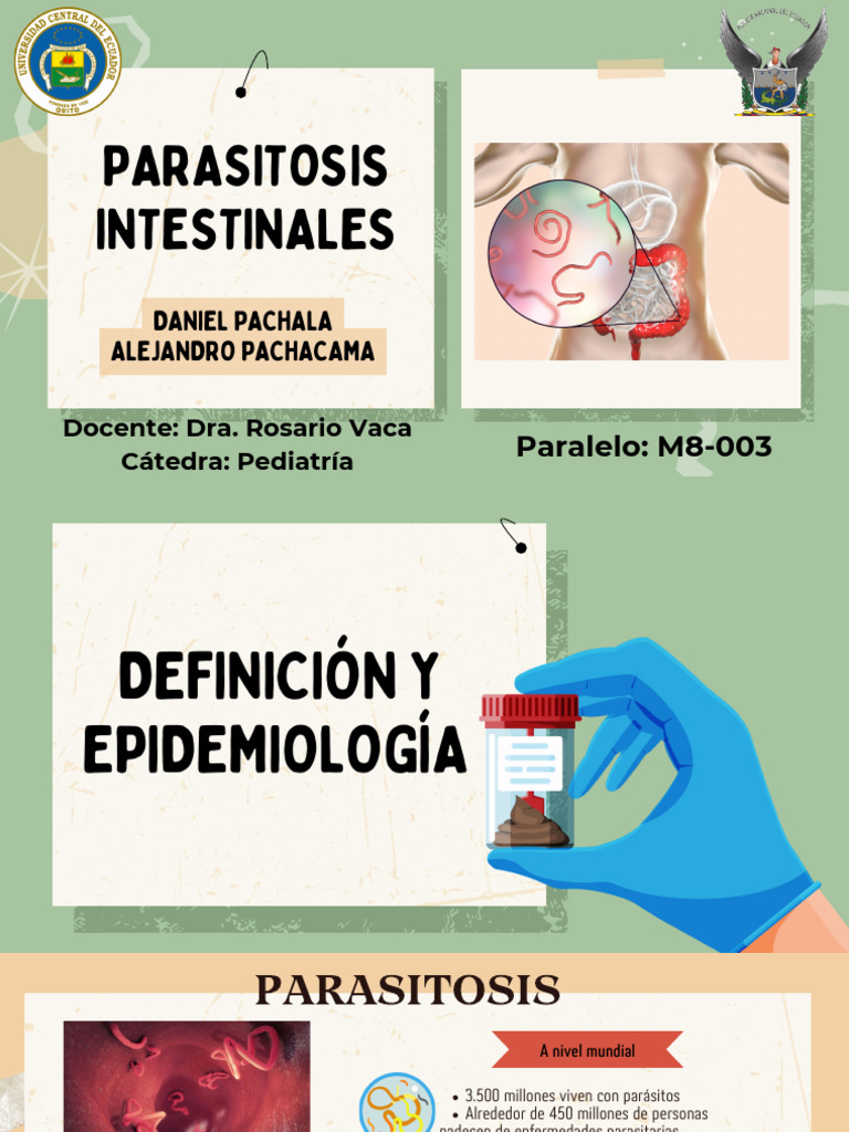 Parasitosis Intestinales | PDF | Medicina CLINICA | Parasitología