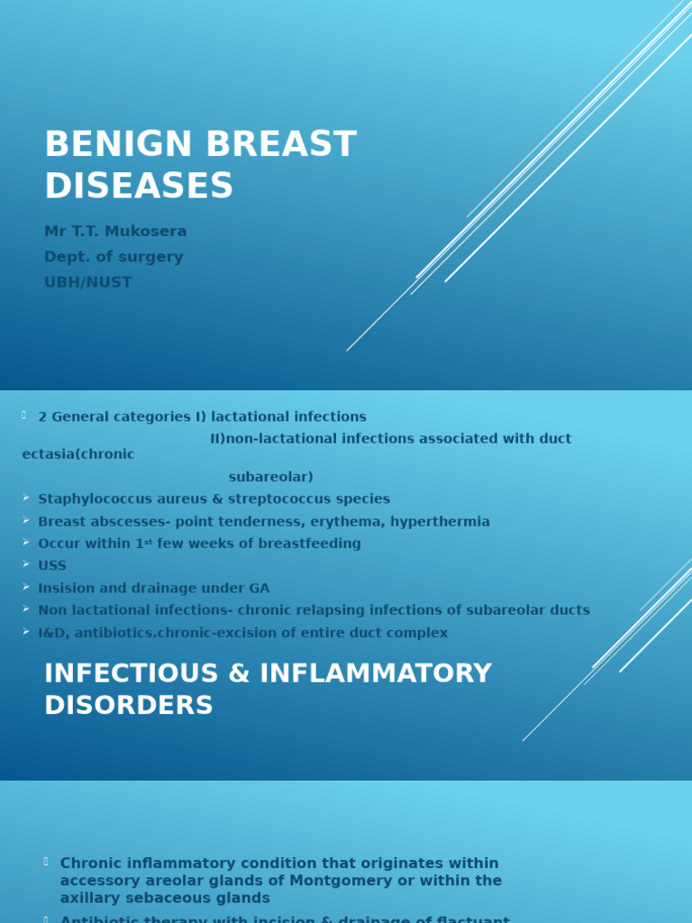 Overview of Benign Breast Diseases | PDF | Medical Specialties ...