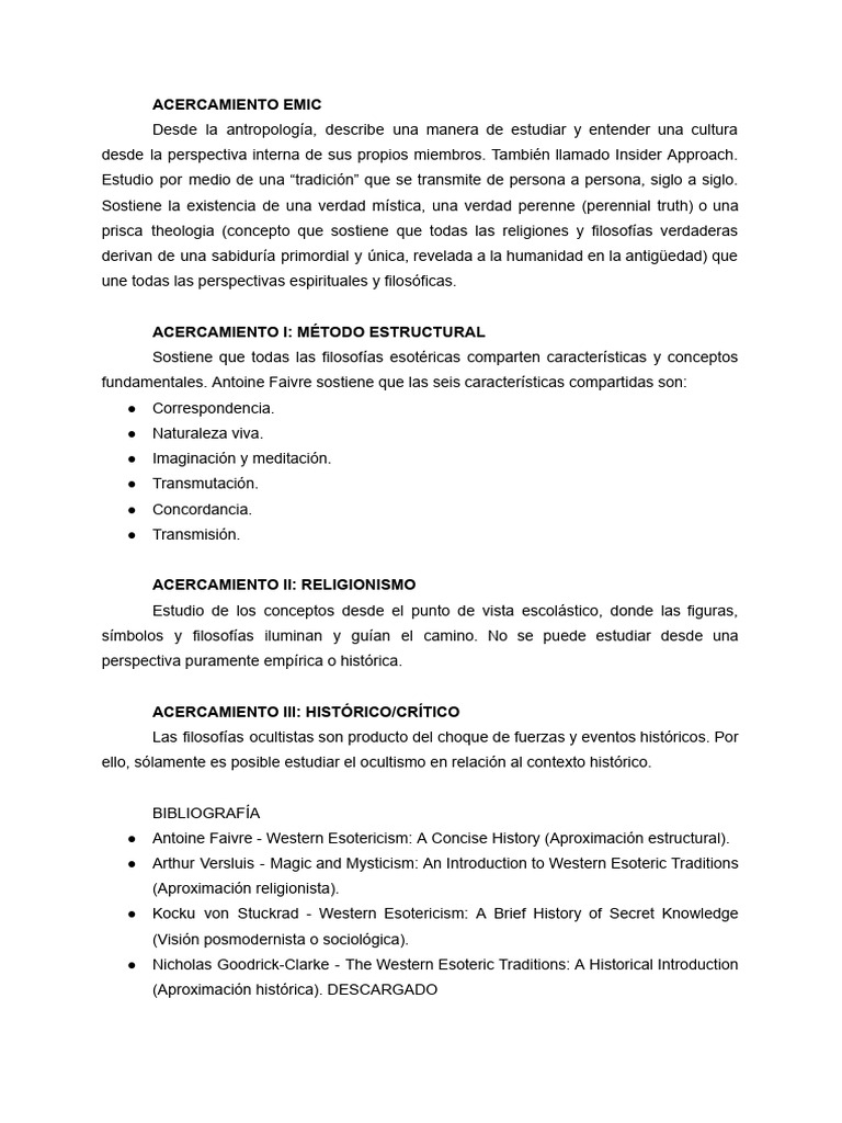 Modelos Estudio Esoterismo Occidental | PDF