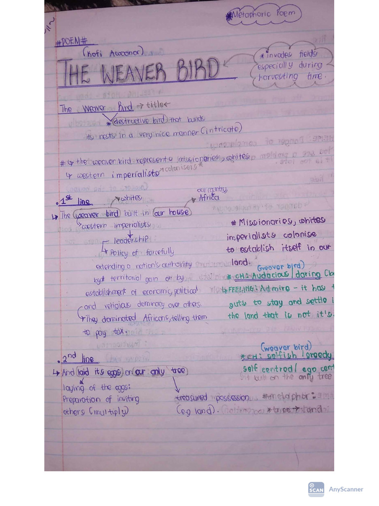 The Weaver Bird (1) | PDF