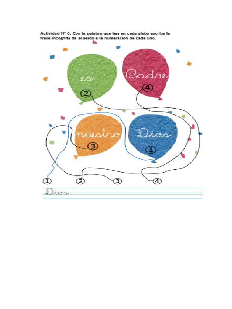 3 Sigue Los Puntos y Escribe La Palabra | PDF