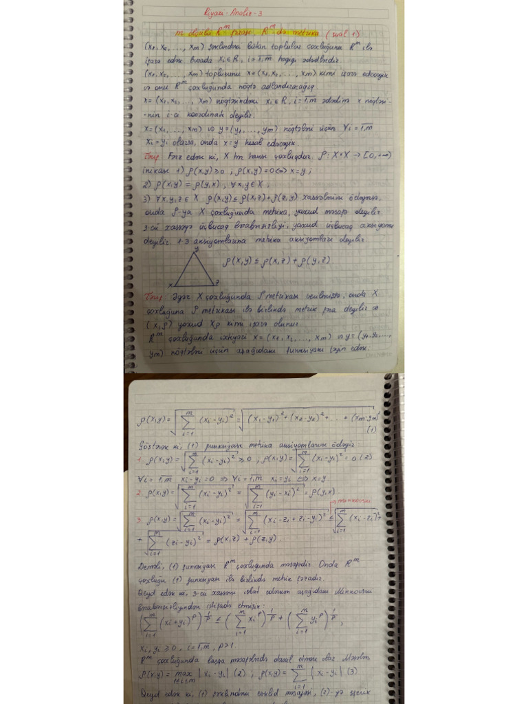 Riyazi-analiz-3 coxdəyişənli funksiyalar | PDF