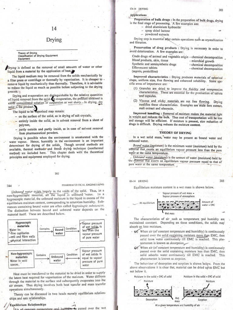 Drying Chapter 14 Book | PDF