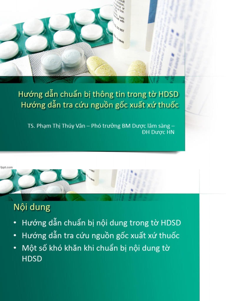Huong Dan Chuan Bi To HDSD | PDF