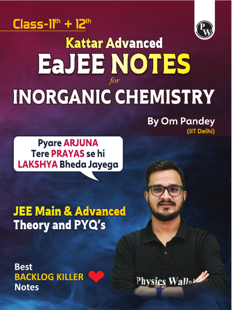 Eajee Inorganic Notes Classification of Elements and Periodicity | PDF