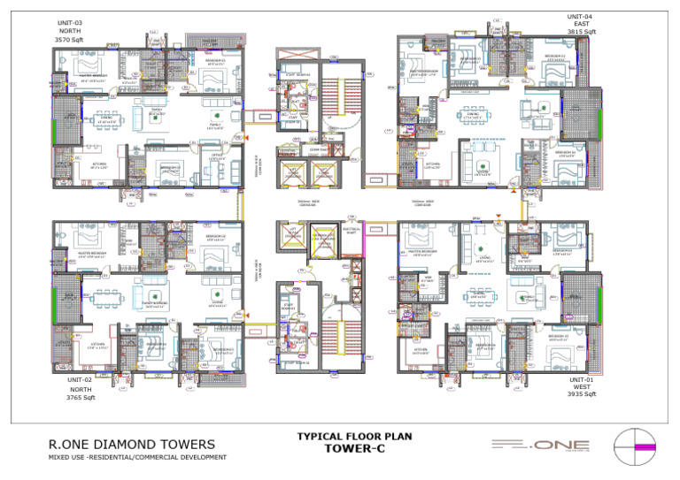 Diamond Tower Block C Floor Plan | PDF