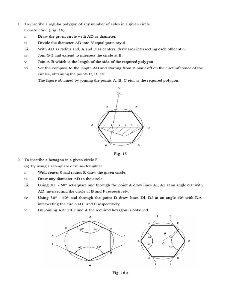 Geometrical Construction Assignment | PDF