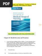 (Ebook PDF) Brunner & Suddarth's Textbook of Medical Surgical Nursing - 15th Edition Complete ...