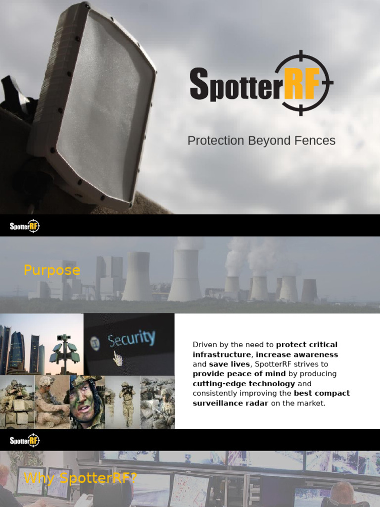 SpotterRF Presentation 2020 | PDF | Unmanned Aerial Vehicle | Radar
