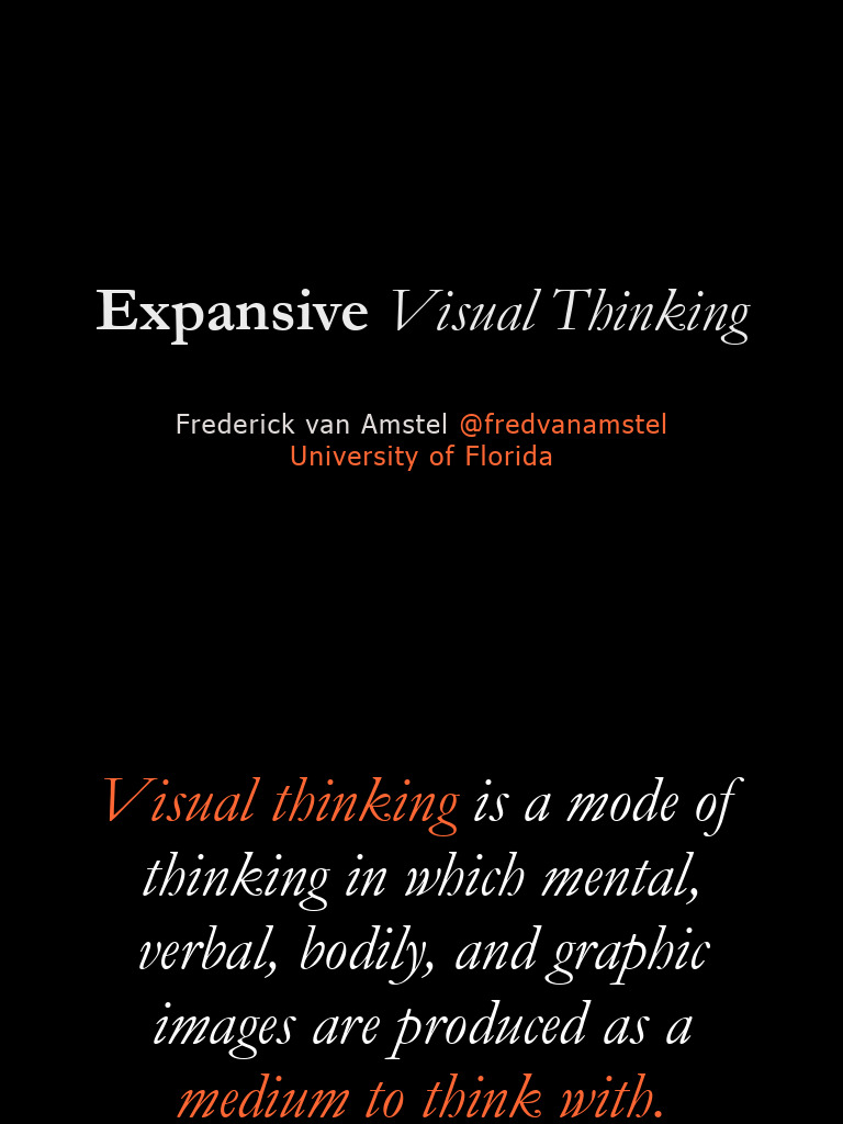 Expansive Visual Thinking Slides | PDF | Thought | Image
