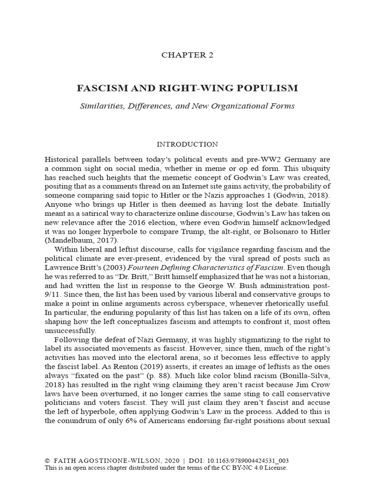 BP000008 | PDF | Fascism | Populism