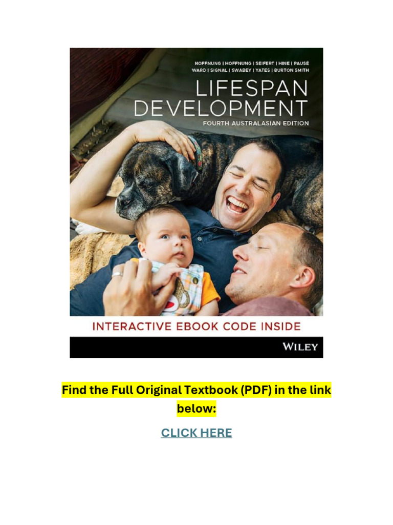 Lifespan Development, 4th Australasian Edition | PDF | Attachment ...