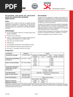 Conbextra EP65 Plus Epoxy Grout Guide | PDF | Epoxy | Strength Of Materials