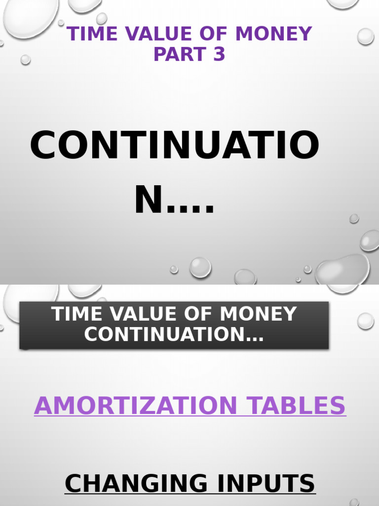 Time Value - Part 1 - E | PDF | Interest | Time Value Of Money