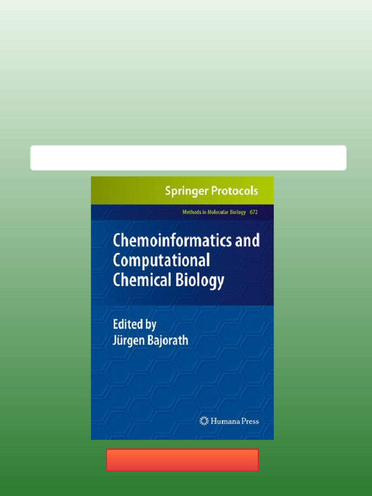 Chemoinformatics and Computational Chemical Biology 1st Edition Wendy A ...