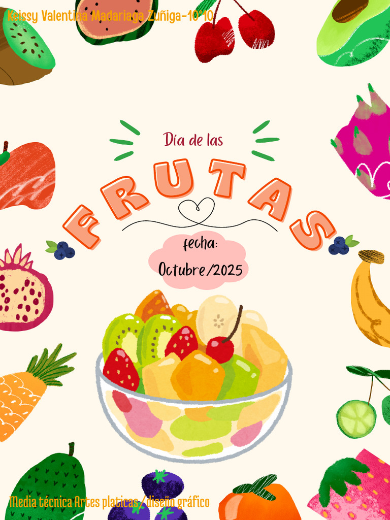 Cartel para el Día de la Fruta | PDF