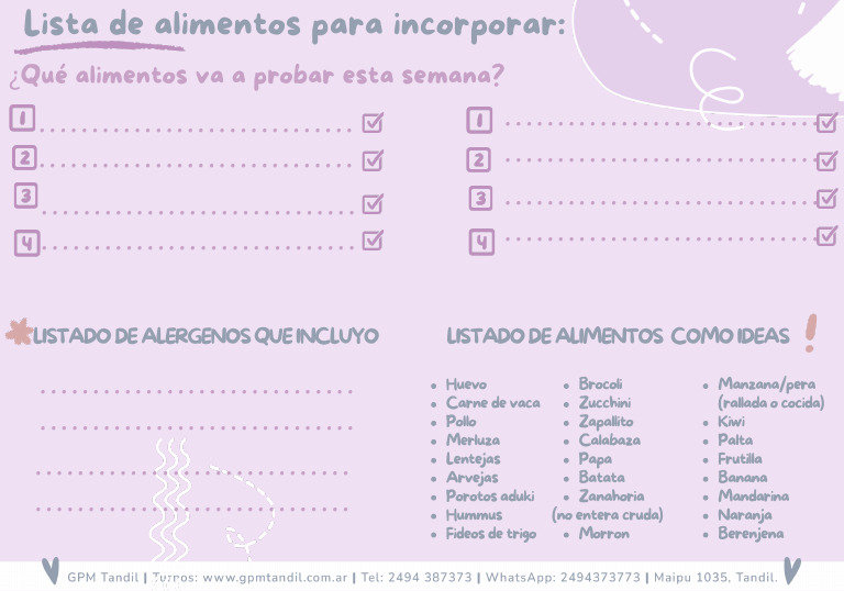Lista de Alimentos | PDF