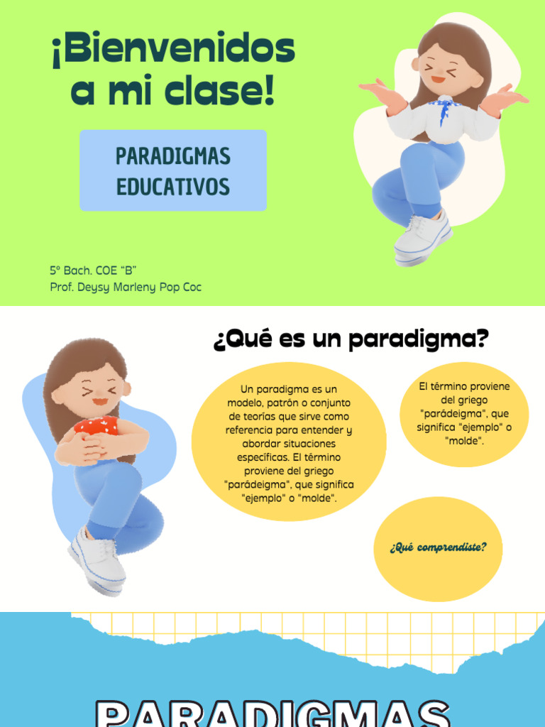 Paradigmas Educativos en la Enseñanza | PDF | Aprendizaje ...