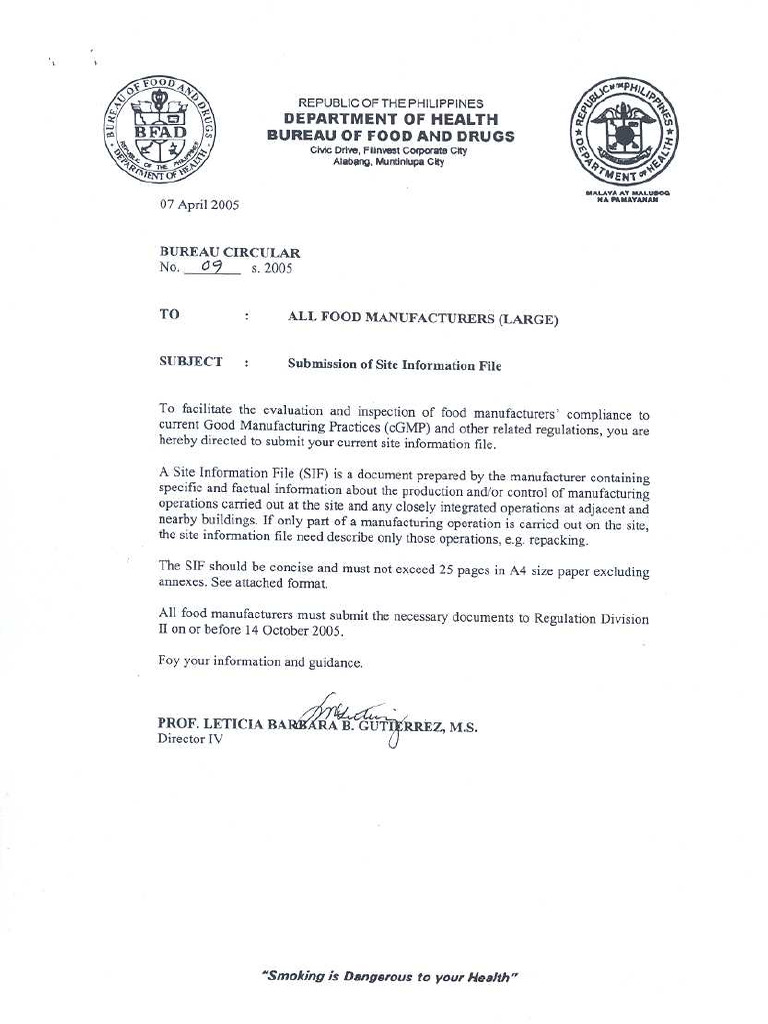 SMF Bureau Circular No.9 S. 2005 0ff3bfe9 3dc9 41e2 91bf 64cecda82eb0 | PDF