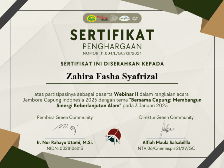 Zahira Fasha Syafrizal | PDF