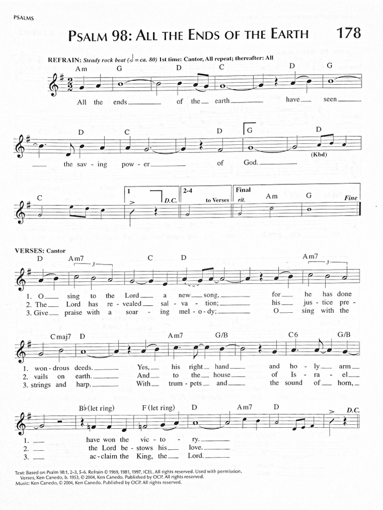 Psalm 98 | PDF
