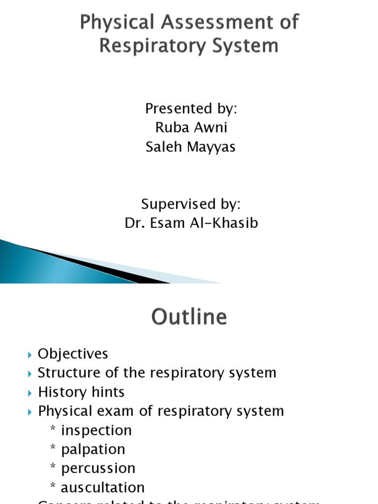 5 - Respiratory Assessment | PDF | Lung Cancer | Cough