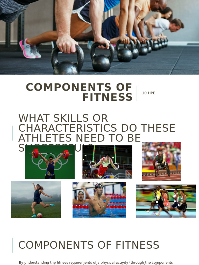 Essential Components of Fitness Explained | PDF | Physical Fitness ...