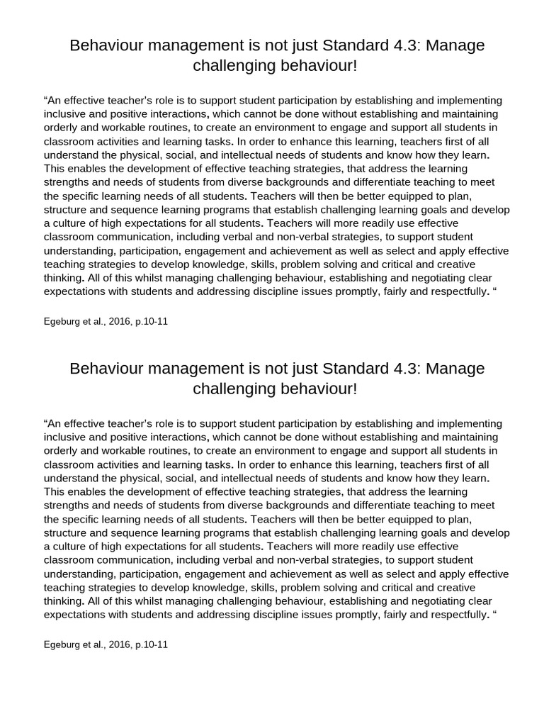 AITSL Standards Activity | PDF | Teachers | Learning