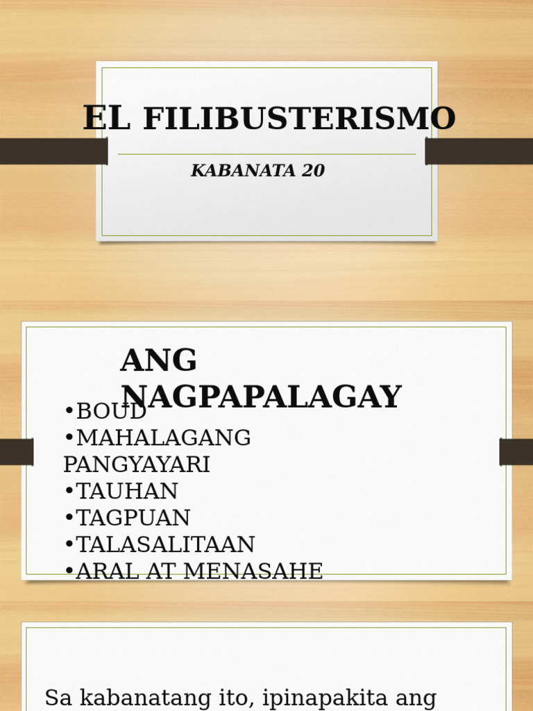 El Filibusterismo | PDF