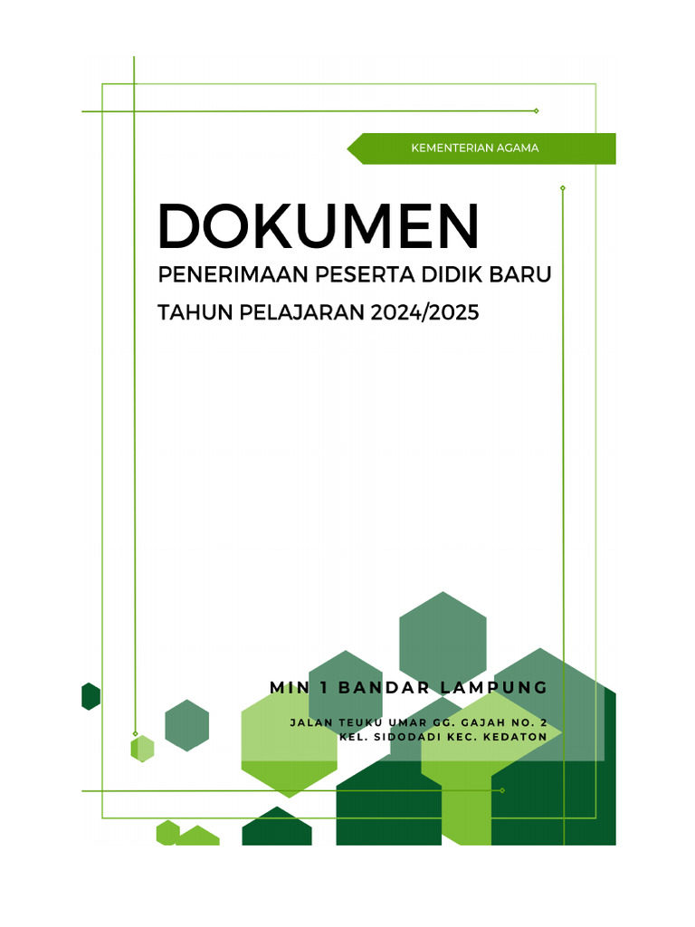 761038677 Laporan PPDB Tahun 2024 MIN 1 Bandar Lampung | PDF