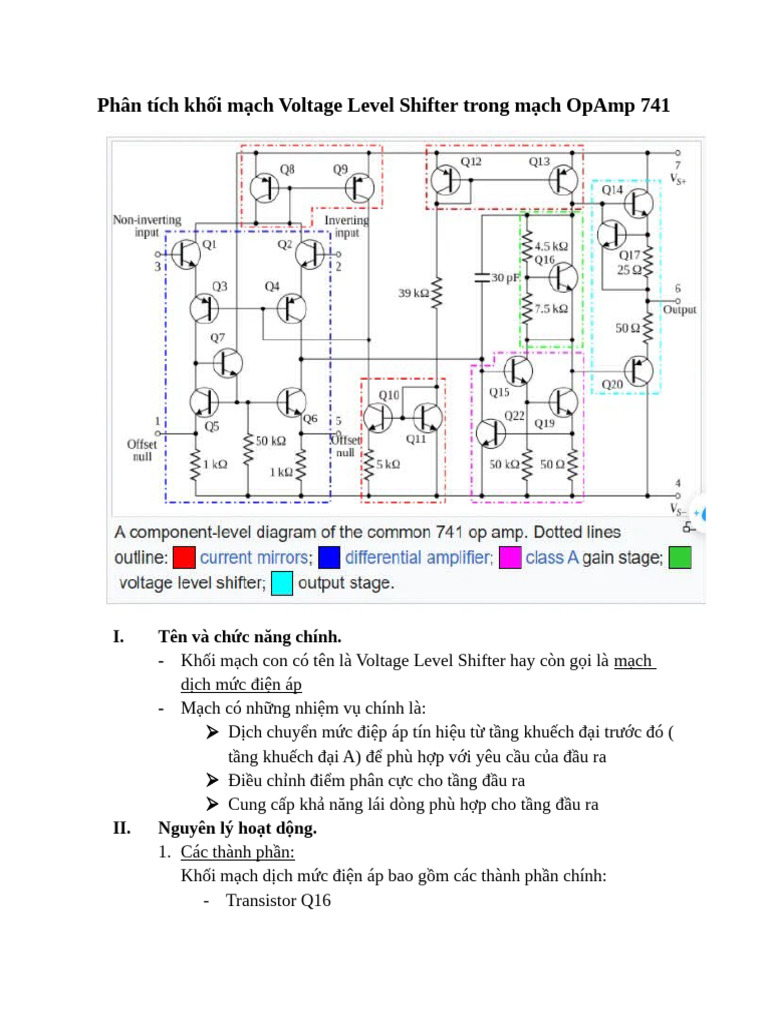 Phân Tích Khối Mạch Voltage Level Shifter | PDF