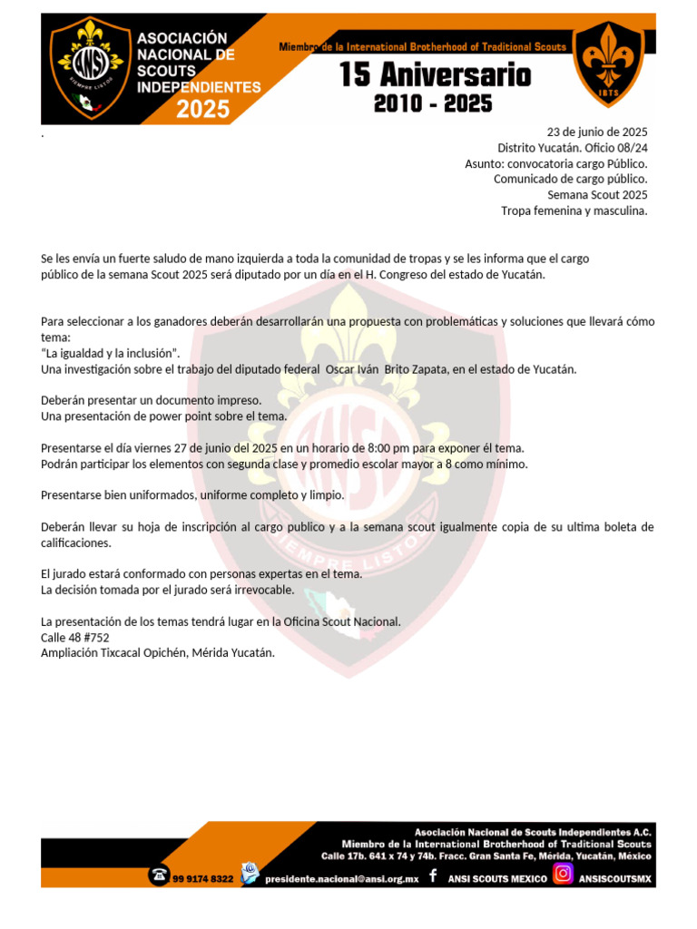 Convocatoria Cargo Publico Tropa 2025 | PDF | Gobierno