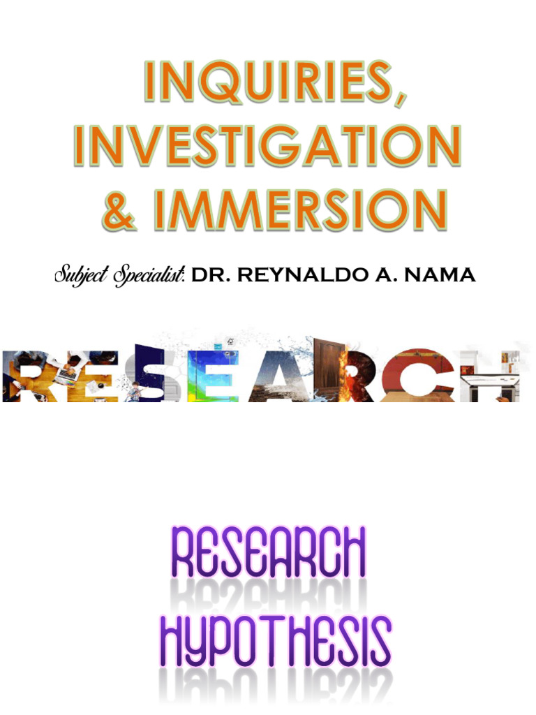 Understanding Hypotheses in Research | PDF | Hypothesis | Academic ...