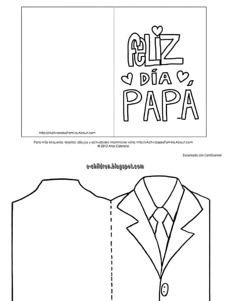 Tarjetas para El Día Del Padre | PDF