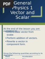 Grade 10 Vectors & Scalars Guide | PDF | Velocity | Euclidean Vector