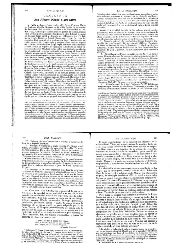 Alberto Magno | PDF
