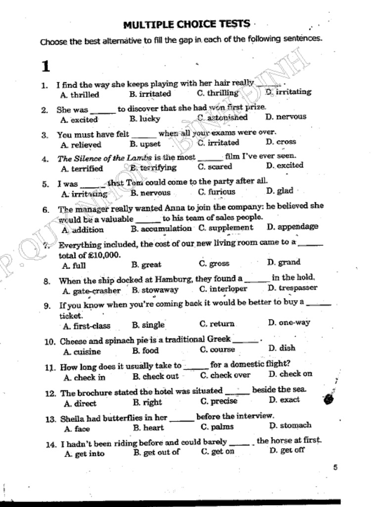 Vocab 1 | PDF
