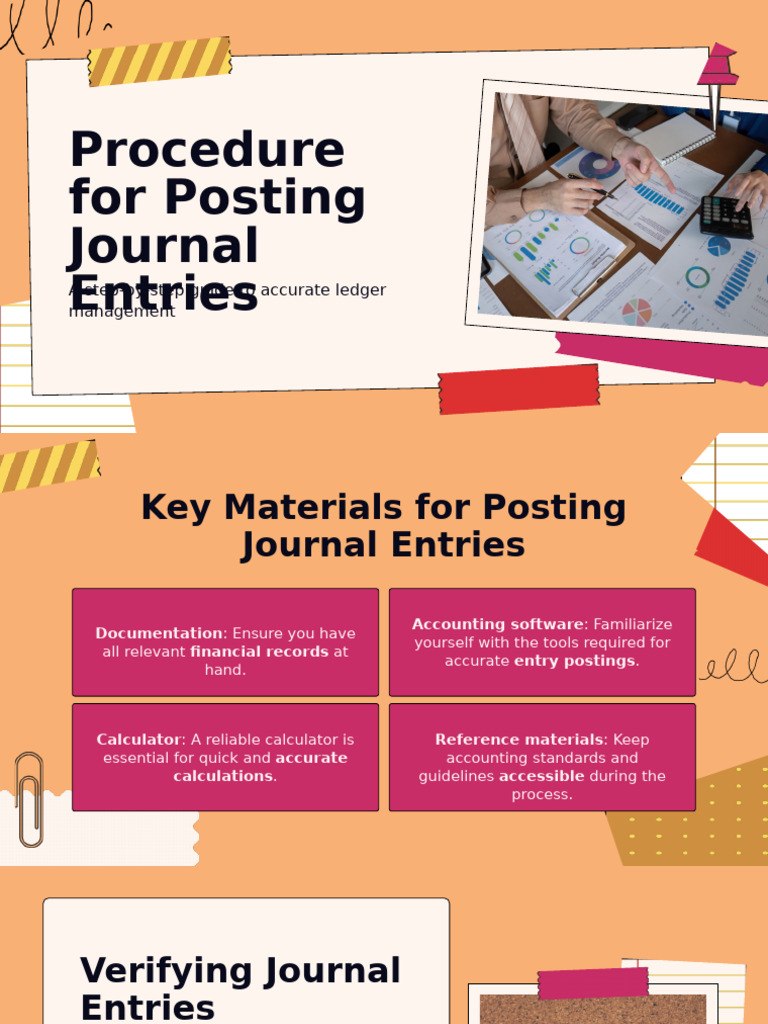 Presentation - Procedure For Posting Journal Entries | PDF | Debits And ...