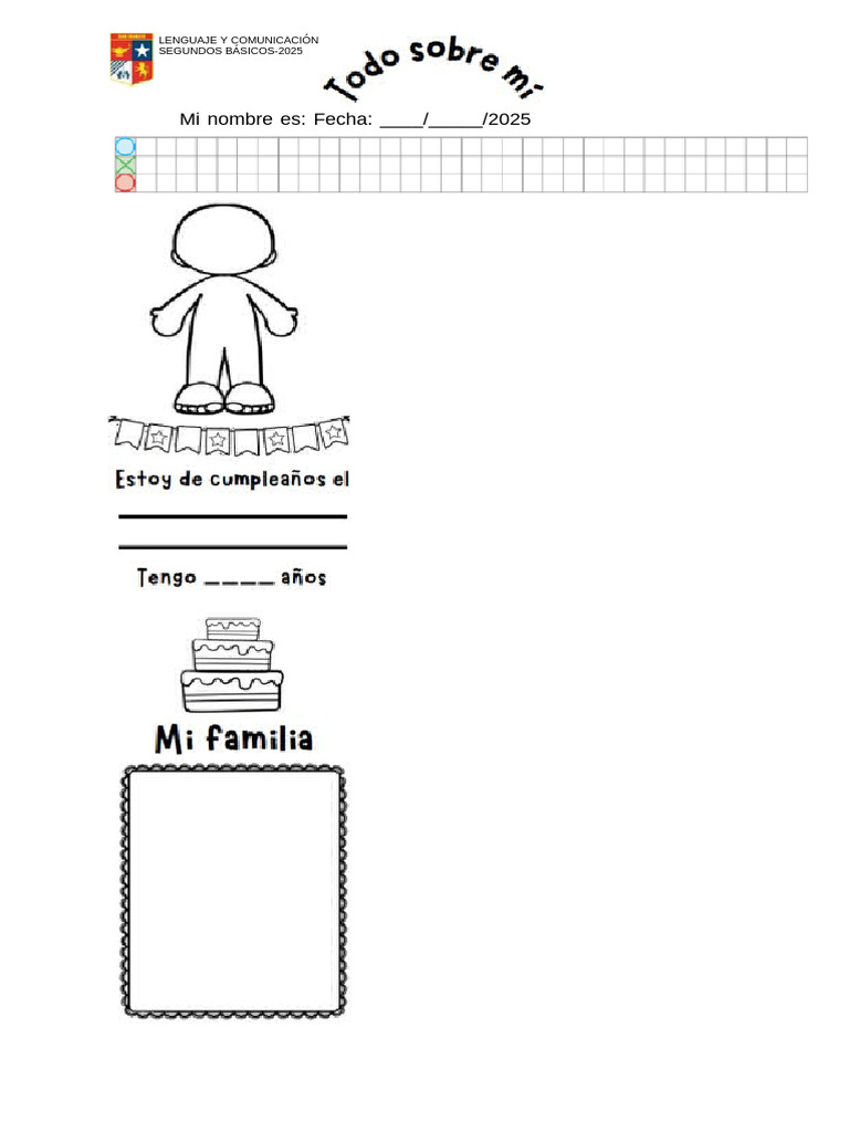 Ficha Todo Sobre Mi | PDF