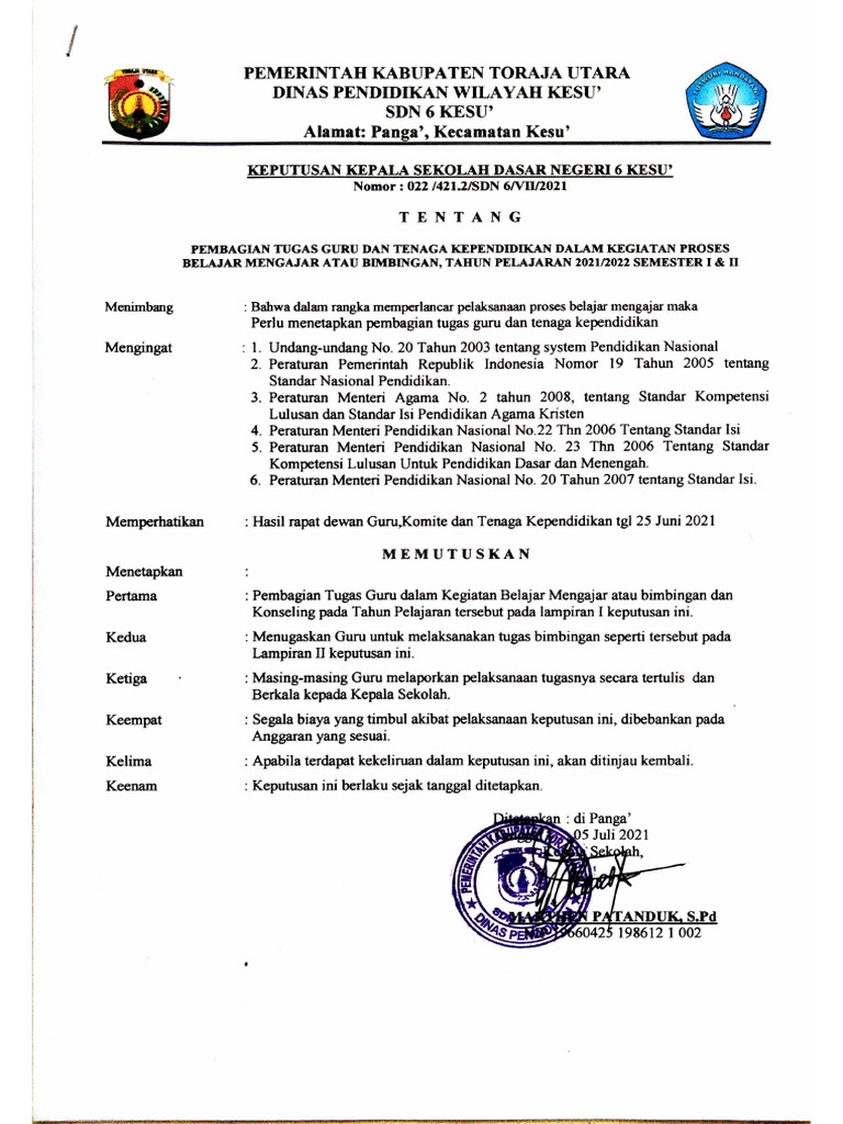 Surat Tugas Mengejar Wempi William | PDF