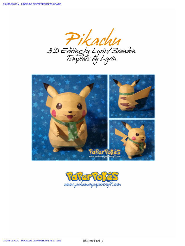 Pikachu A4 Lined Shiny | PDF