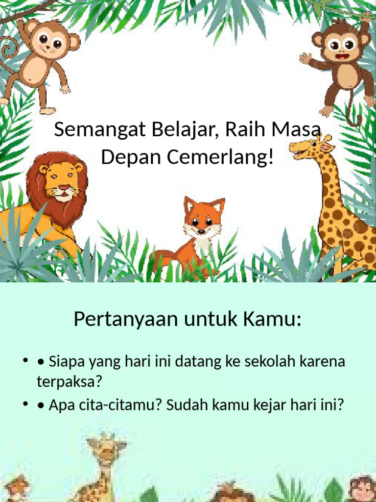Motivasi Belajar Anak SMP Visual | PDF