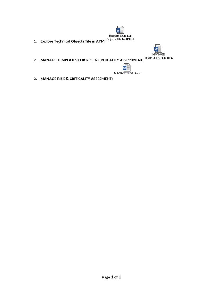 APM by Sailja Class | PDF