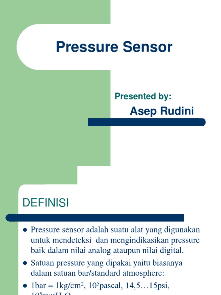 Pressure Sensor | PDF