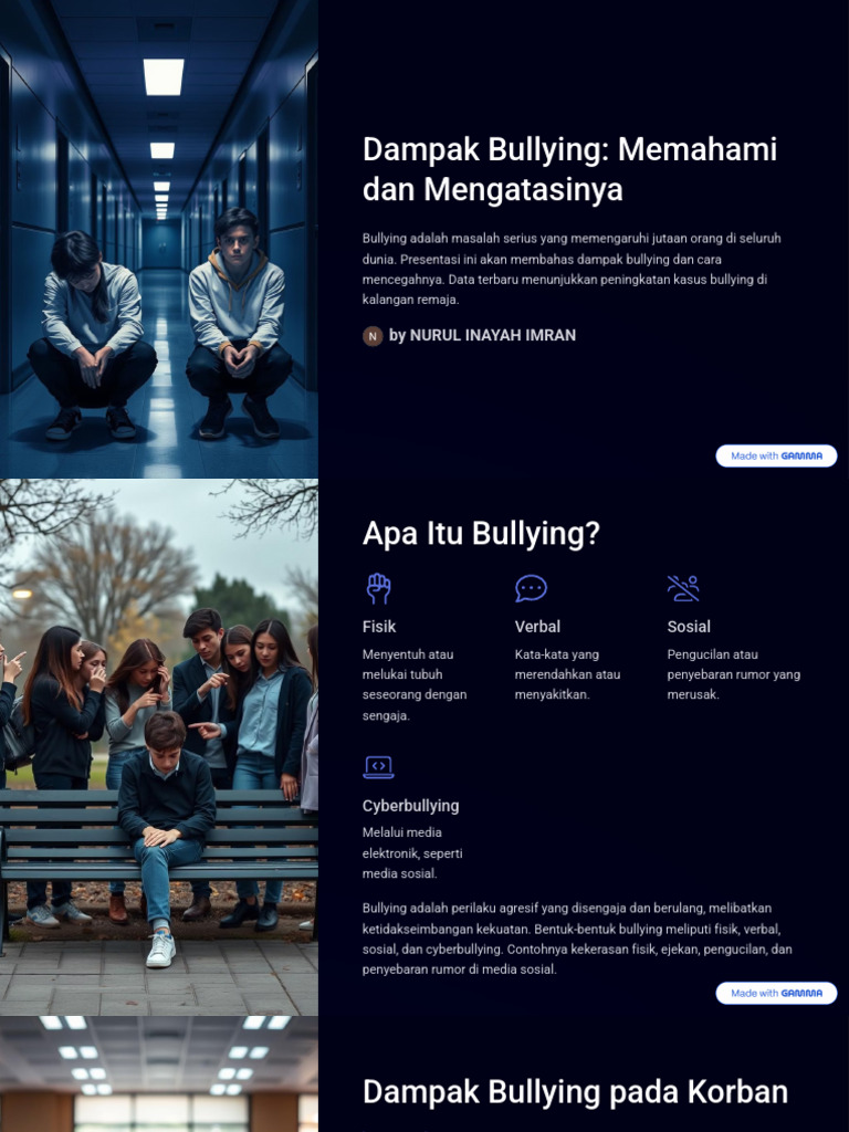 Dampak dan Solusi Bullying Remaja | PDF