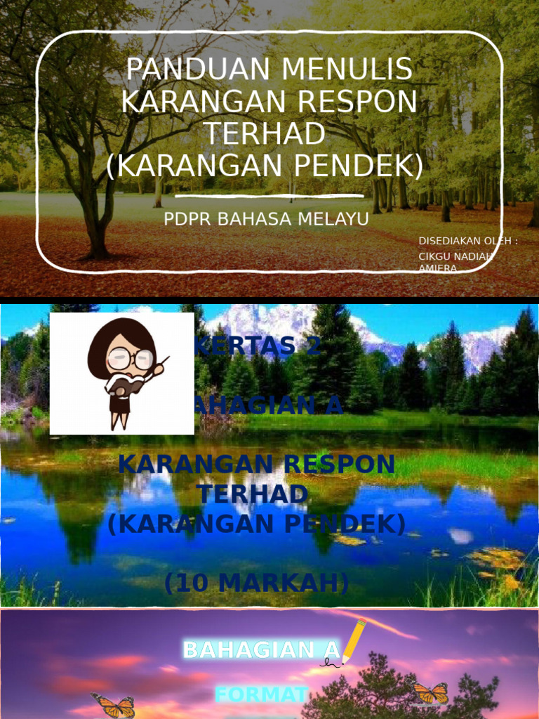 Panduan Karangan Respon Terhad | PDF