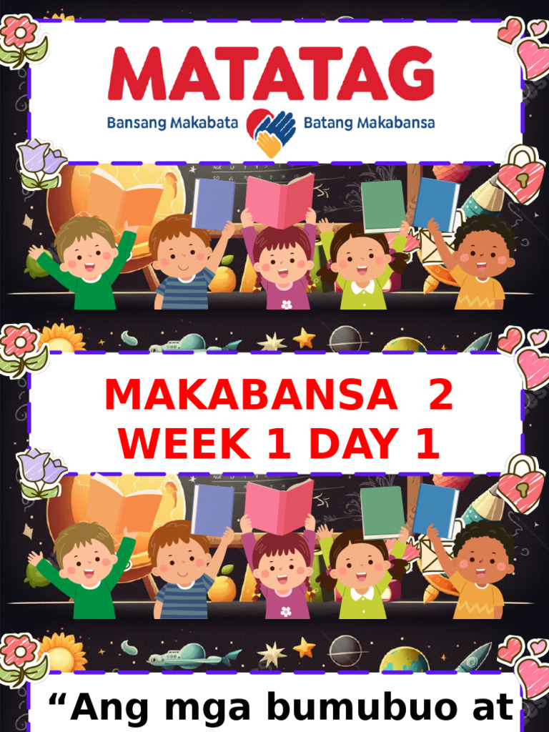 Makabansa 2 Quarter 1 Week 1 | PDF