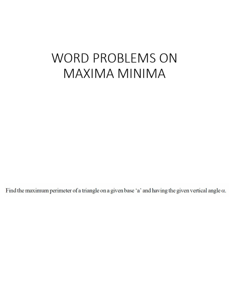 Word Problems | PDF