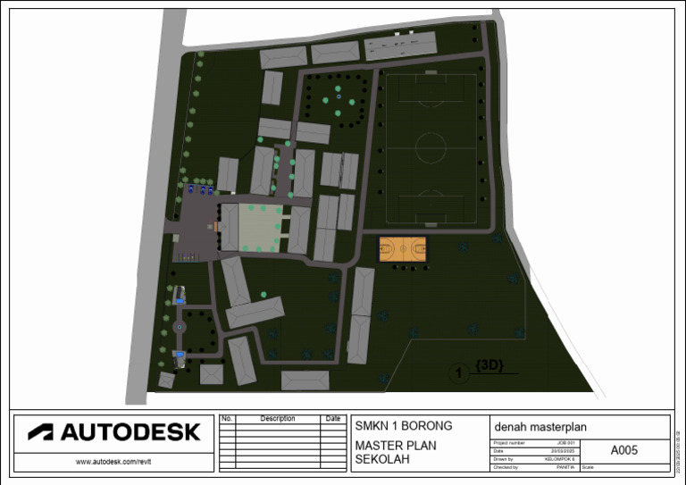 Denah Master Plan Kelompok 6 | PDF